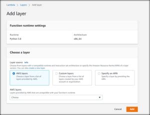 Overview of AWS Lambda Layers: Step-by-Step Guide to build Layers in a Lambda Function ...