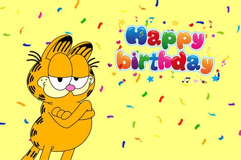 Happy 40th Birthday Garfield By Artisticamos On Deviantart