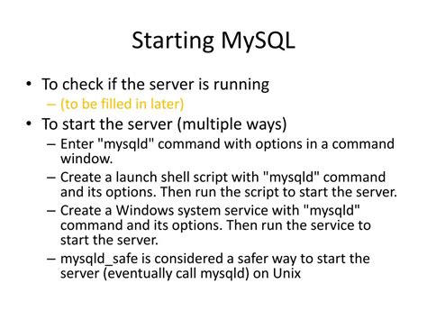 Ppt Mysql Dba Powerpoint Presentation Free Download Id1583452