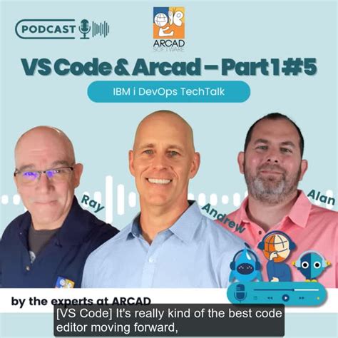 arcad software on linkedin devops podcast vscode ibmi