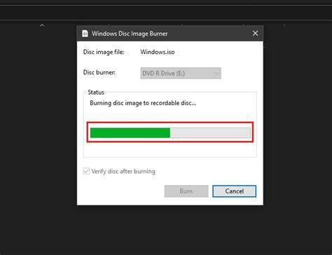 how to burn an iso image to disc on windows 10