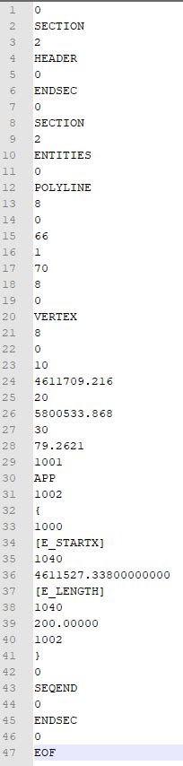 Java How To Getset Application Name In Dxf For Groupcode 1001