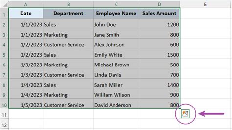 Full Guide For Excels Quick Analysis Tool With Examples