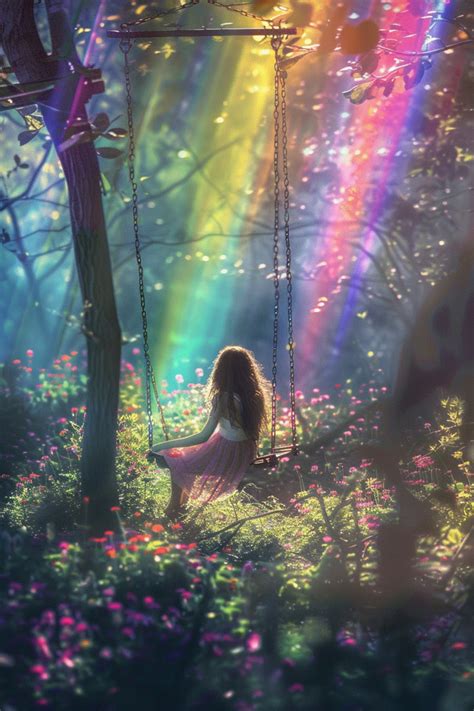 Download Ai Generated Girl Swing Royalty Free Stock Illustration