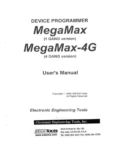 Megamax Manual Pdf