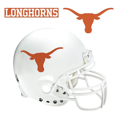 Texas Longhorns Realbig Helmet Collection Official Ncaa Reusable