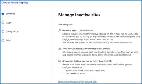 Manage Inactive Sites Using Site Lifecycle Management Sharepoint In Microsoft 365 Microsoft