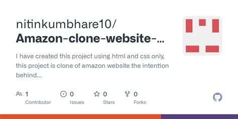 Github Nitinkumbhare10amazon Clone Website Using Html And Css I Have Created This Project