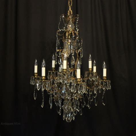 Antiques Atlas French Bronze Crystal Light Chandelier