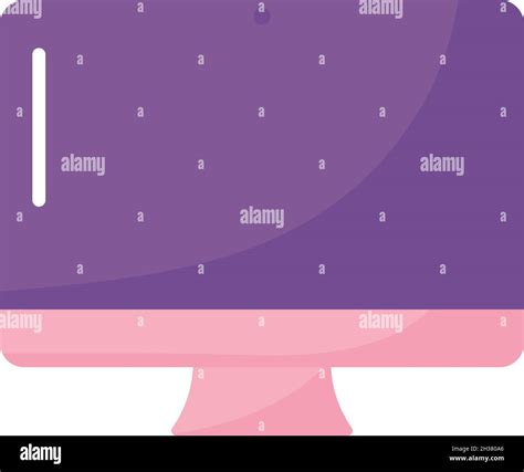Purple Computer Screen Stock Vector Image And Art Alamy