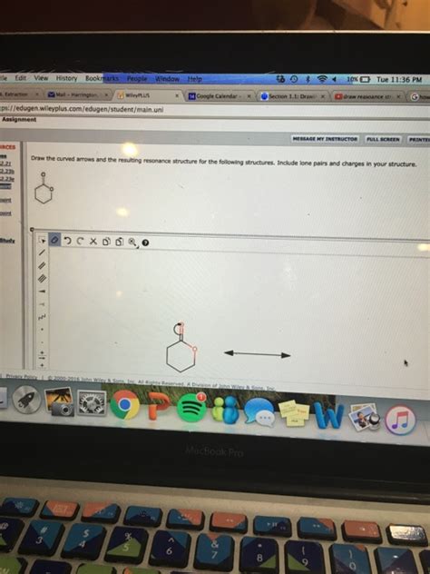 Solved Draw The Curved Arrows And The Resulting Resonance Chegg