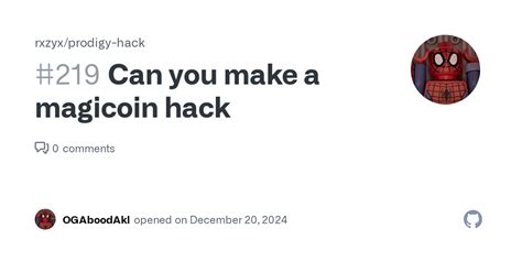 Can You Make A Magicoin Hack · Issue 219 · Rxzyxprodigy Hack · Github