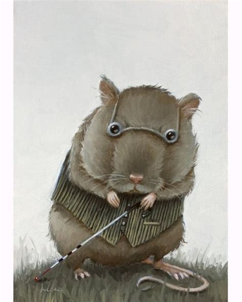 Blind Mouse 1 Print 2 Sizes Available Etsy In 2024 Original Oil