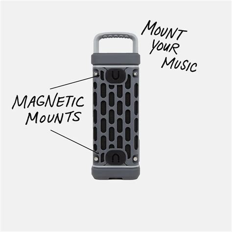 Turtlebox Ranger Bluetooth Outdoor Speaker Gray Berings