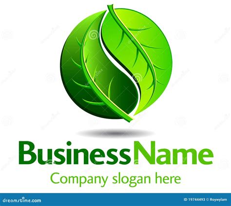 Green Logo Stock Vector Illustration Of Concept Growing 19744493
