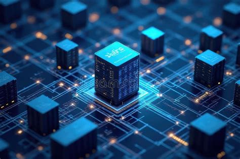 Django Server Architecture Representation Stock Illustration