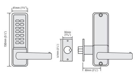 Codelock Digital Lock Lever Medium Duty Sss
