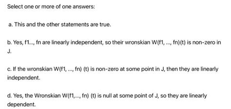 Solved N Real Functions Of Real Variable F1 Fn