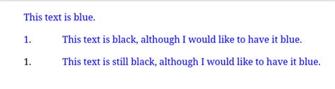 Color Tex4ebook How To Get Colored Text In Enumerations Tex