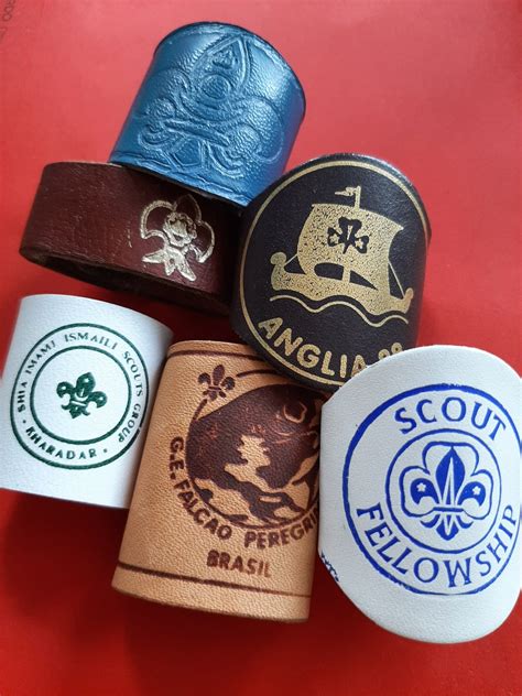 Vintage Scout Woggle Old Leather Scouting Woggle Vintage Scouting