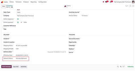 How To Configure Picking Policies To Start Shipping In Odoo 17