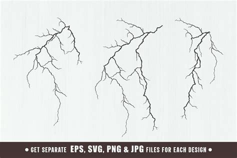Lightning Svg Lightning Strike Bolt Svg Graphic By Design Lands