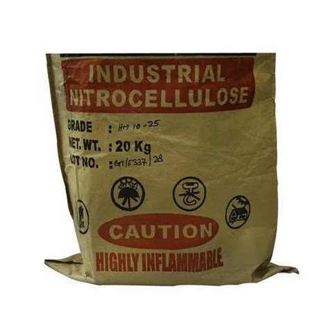 Powder Industrial Nitrocellulose Nc Cotton Packaging Type Plastic Bag