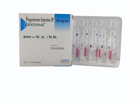 Gestone 50 Mg Ml Progesterone Injection Packaging Size 2 Ml At 80 Piece In Surat