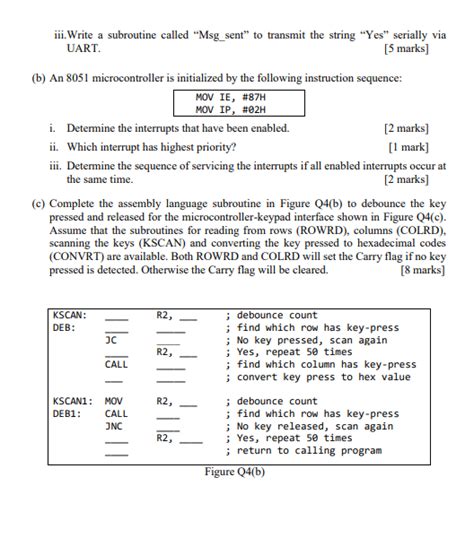 question 3 a the incomplete instruction sequence