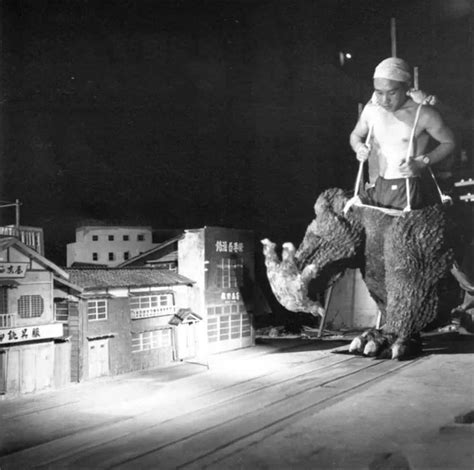 Stunning Behind The Scene Photos From The Making Of The First Godzilla