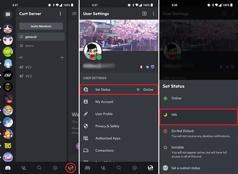 What Does Idle Mean And How Do You Set It On Discord Android Authority