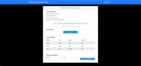Simple Electric Billing Management System In Php Using Laravel 9 Free