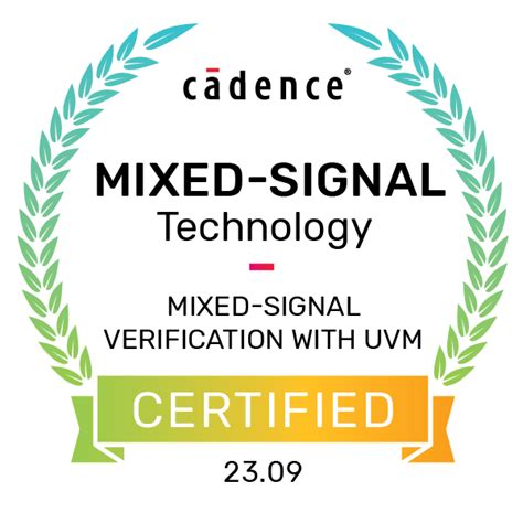 Mixed Signal Verification With Uvm V2309 Exam Credly