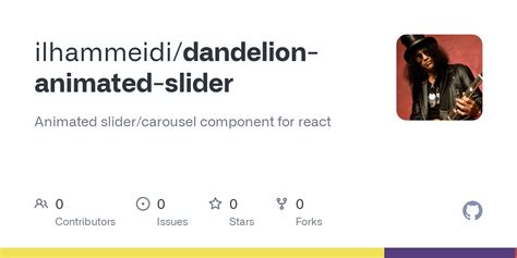 github ilhammeidi dandelion animated slider animated slider carousel
