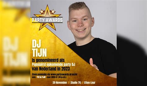 Dj Tijn Uit Heerewaarden Dingt Mee Naar Party Award Bommelerwaardgids
