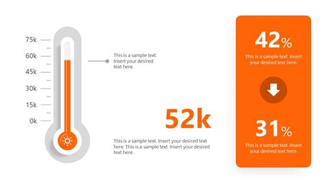 Thermometer Slide Template For PowerPoint SlideModel