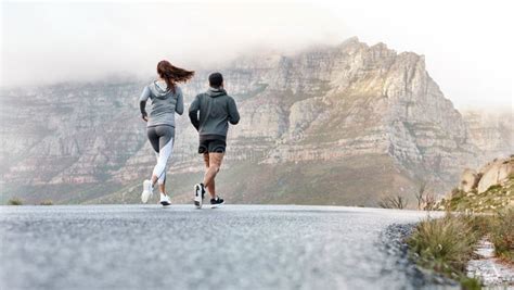 Trail Running Will Test Your Limits Rearview Shot Of A Sporty Young