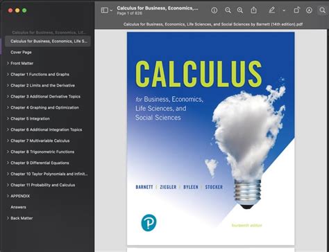 Available Calculus For Business Economics Life Sciences And Social