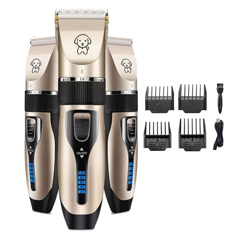 샤오미 개 헤어 클리퍼 전문 충전식 개 헤어 손질 클리퍼 키트 전기 클리퍼 면도기 작은 대형 개 고양이 Aliexpress