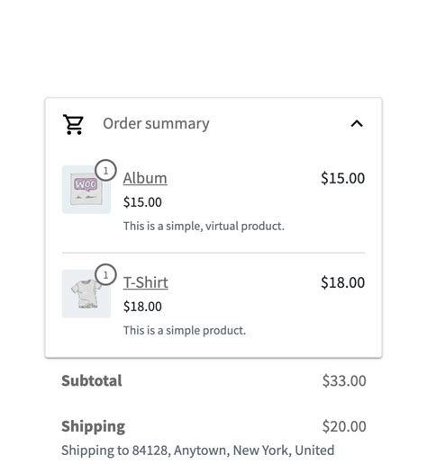 Checkout Order Summary Card No Dividers Btw Products · Issue 2307