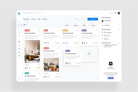 Task Management Dashboard Ui Kit Ui Kits And Libraries ~ Creative Market
