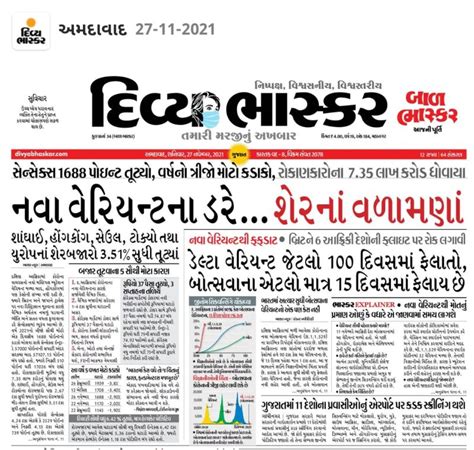 Jignesh Madhwani On Linkedin Stockmarket Media Divyabhaskar Articleoftheday Views