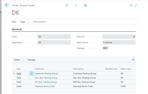 Configuring Api Templates In Business Central For A Customer Creation Based On Country Code