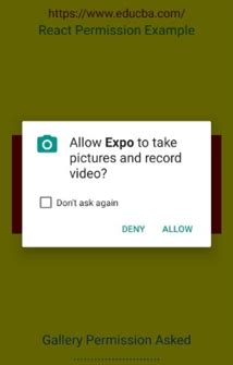 React Native Permissions Working Of React Native With Examples