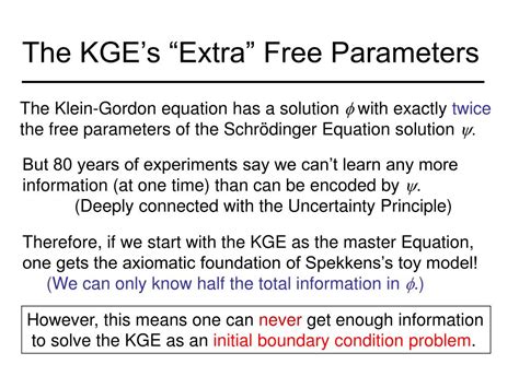Ppt The Klein Gordon Equation Revisited Powerpoint Presentation Free Download Id 4590991