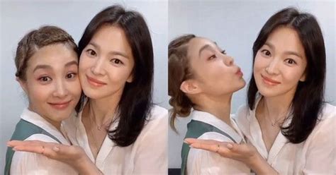 송혜교에 도장 찍었으니 내꺼야 옥주현의 기습 볼 뽀뽀 쪽