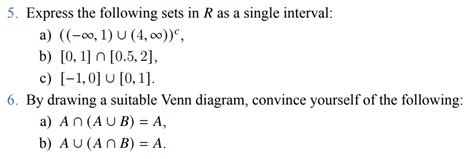 Solved Express The Following Sets In R As A Single Chegg Com