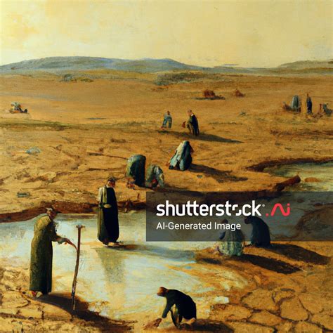 Illustration Depicts Alarming Scenario Water Scarcity Ai Generated Image 2349903611 Shutterstock