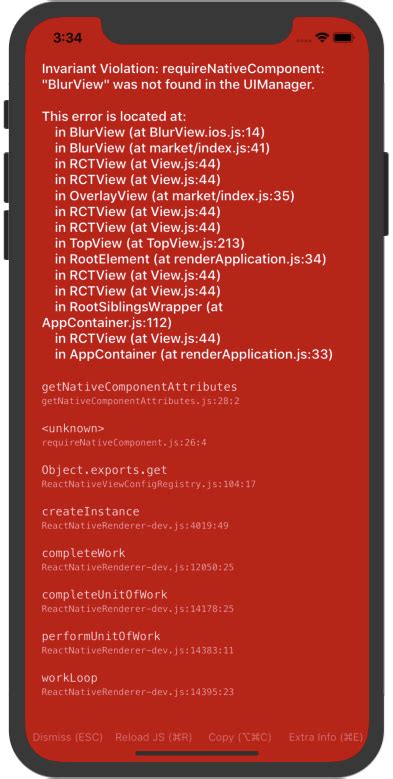 Native Component For BlurView Does Not Exist On IOS Issue 249 Kureev React Native Blur