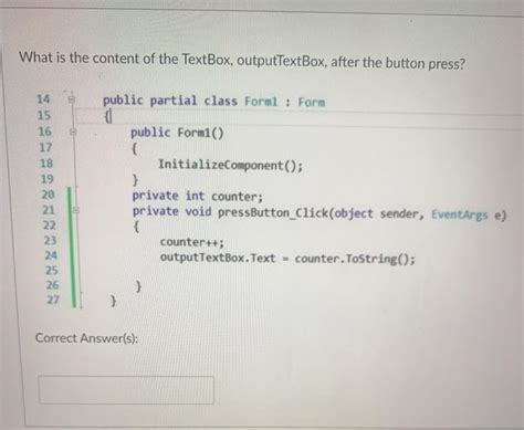 solved what is the content of the textbox outputtextbox
